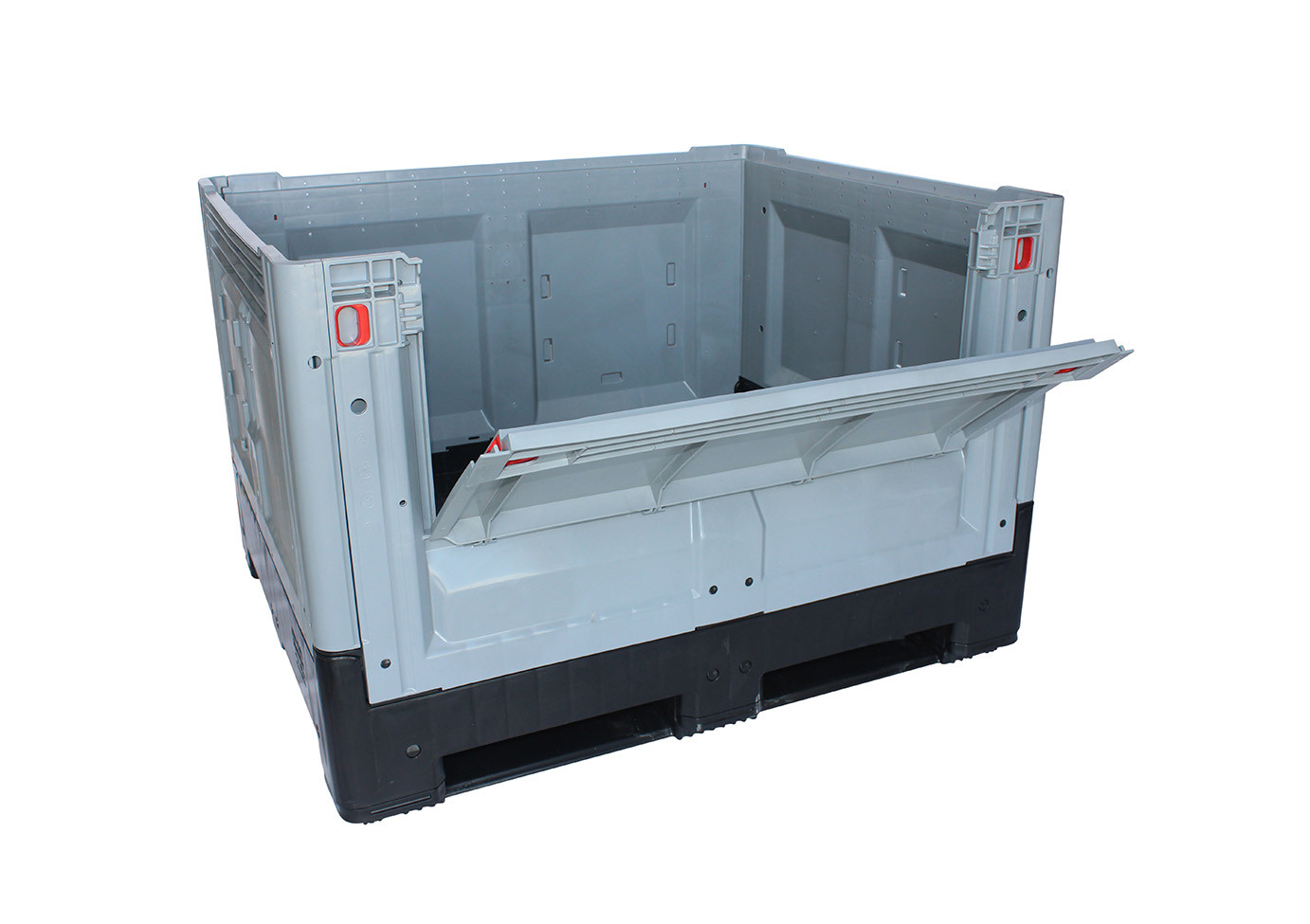 Plastična sklopiva box paleta sa zatvorenim stranicama - Primat Logistika