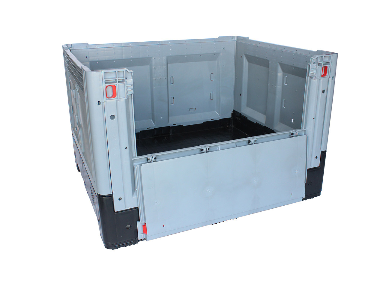 Plastična sklopiva box paleta sa zatvorenim stranicama - Primat Logistika